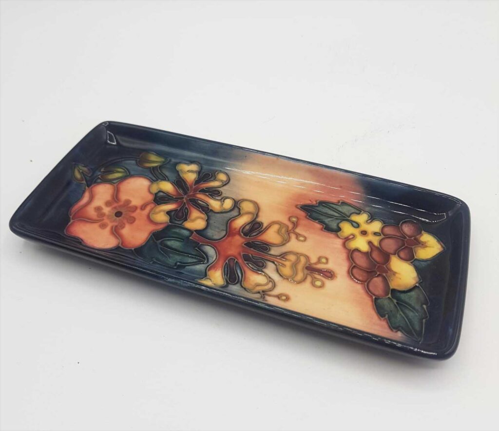 Moorcroft Oberon Design Tray By Rachel Bishop