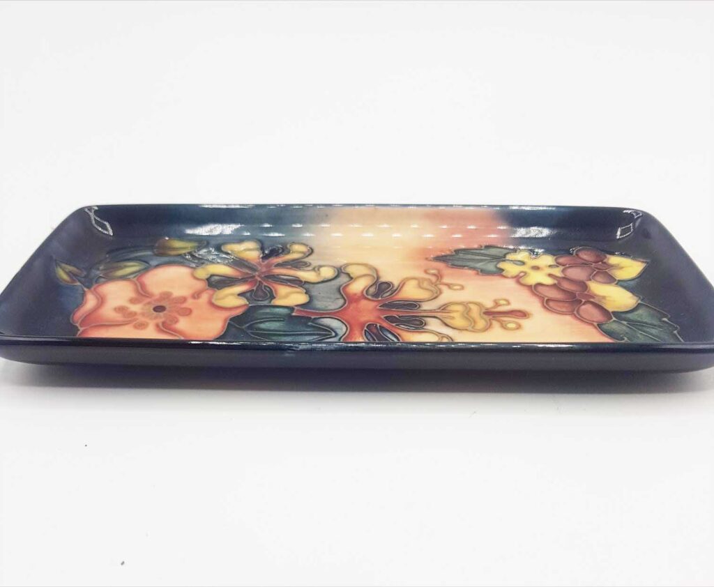 Moorcroft Oberon Design Tray By Rachel Bishop